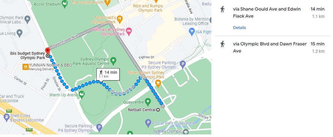 Sydney Olympic Park Maps – New South Wales Badminton Association (NSW ...